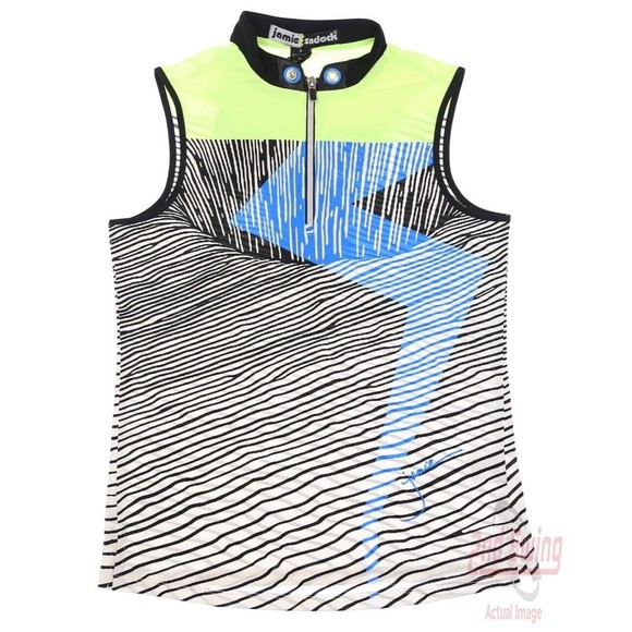 jamie sadock | Tops | Jamie Sadock Sleeveless Tank Golf Polo Colorful ...
